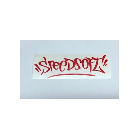 Stickers Line Speedsoft Rojo