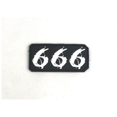 Patch 666 White
