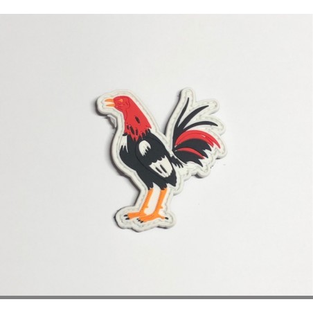 Parche Gallo Peleas Rojo