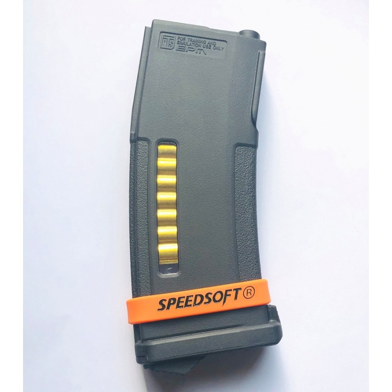 Rubber for magazines orange